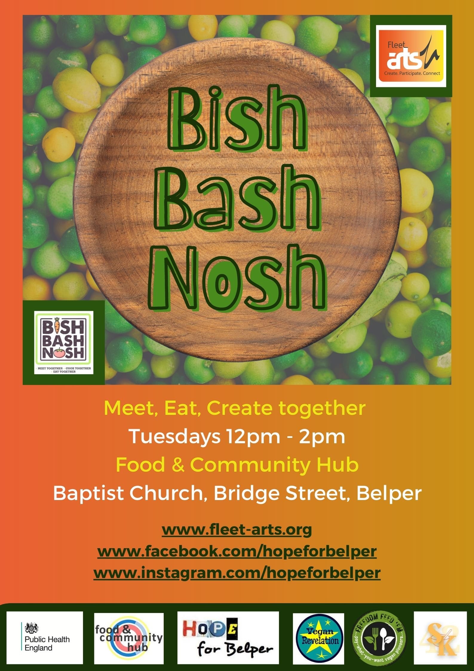 Bish Bash Nosh – Fleet Arts