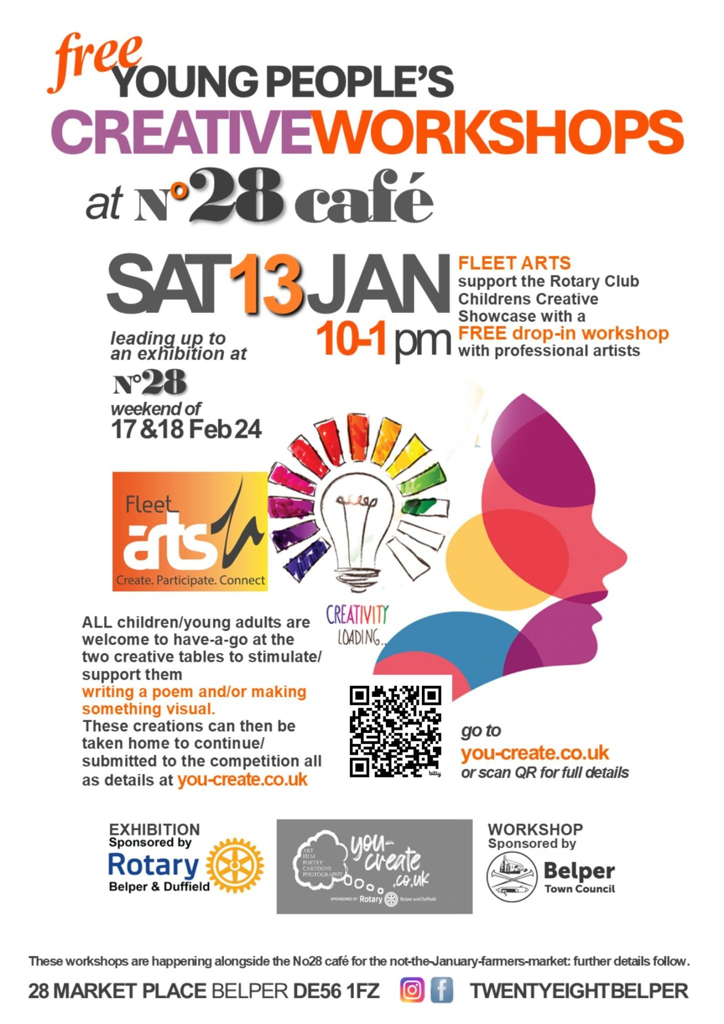 You Create Rotary Showcase workshops – Fleet Arts