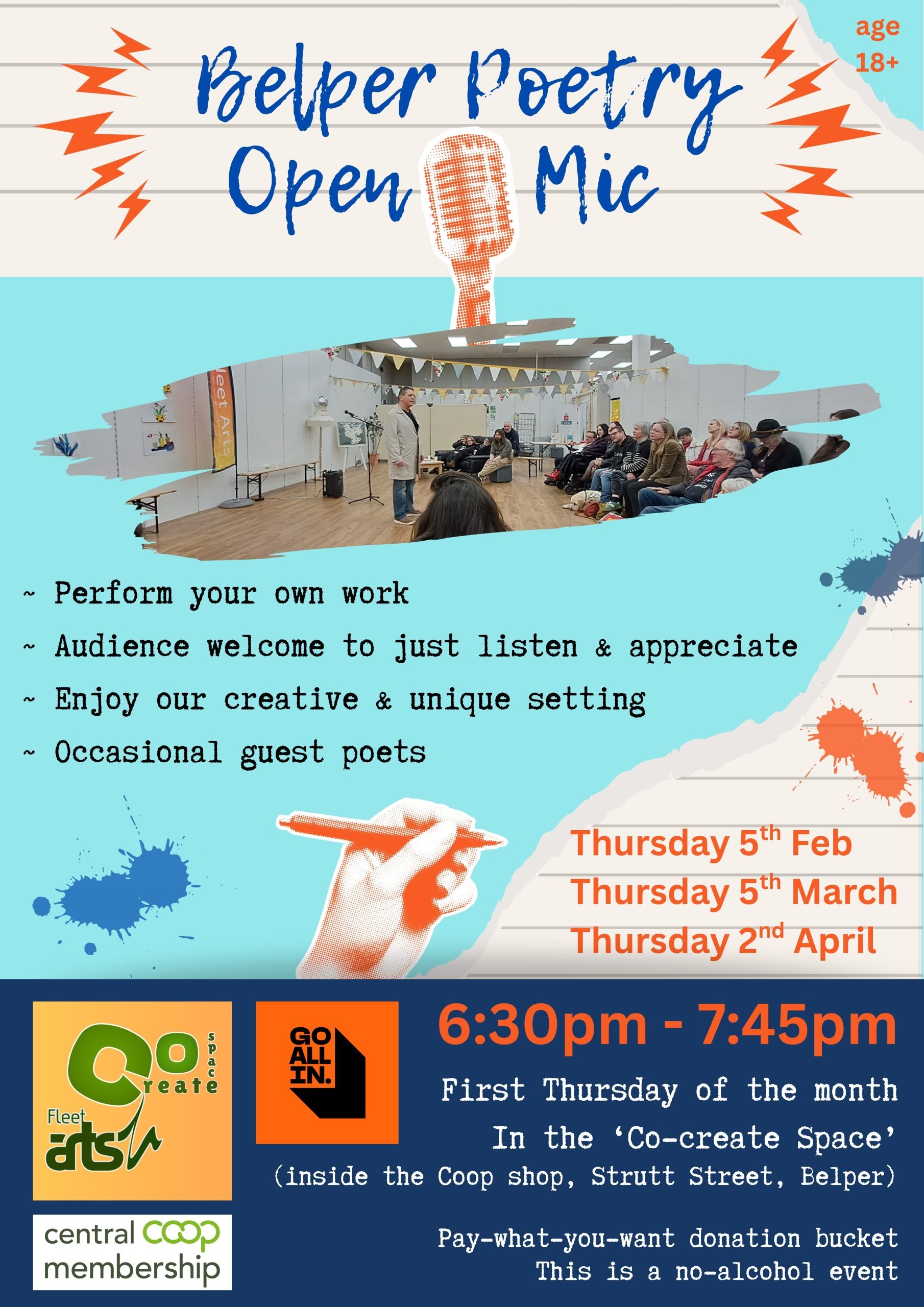 Word of Mouth: Poetry Open Mic - Fleet Arts
